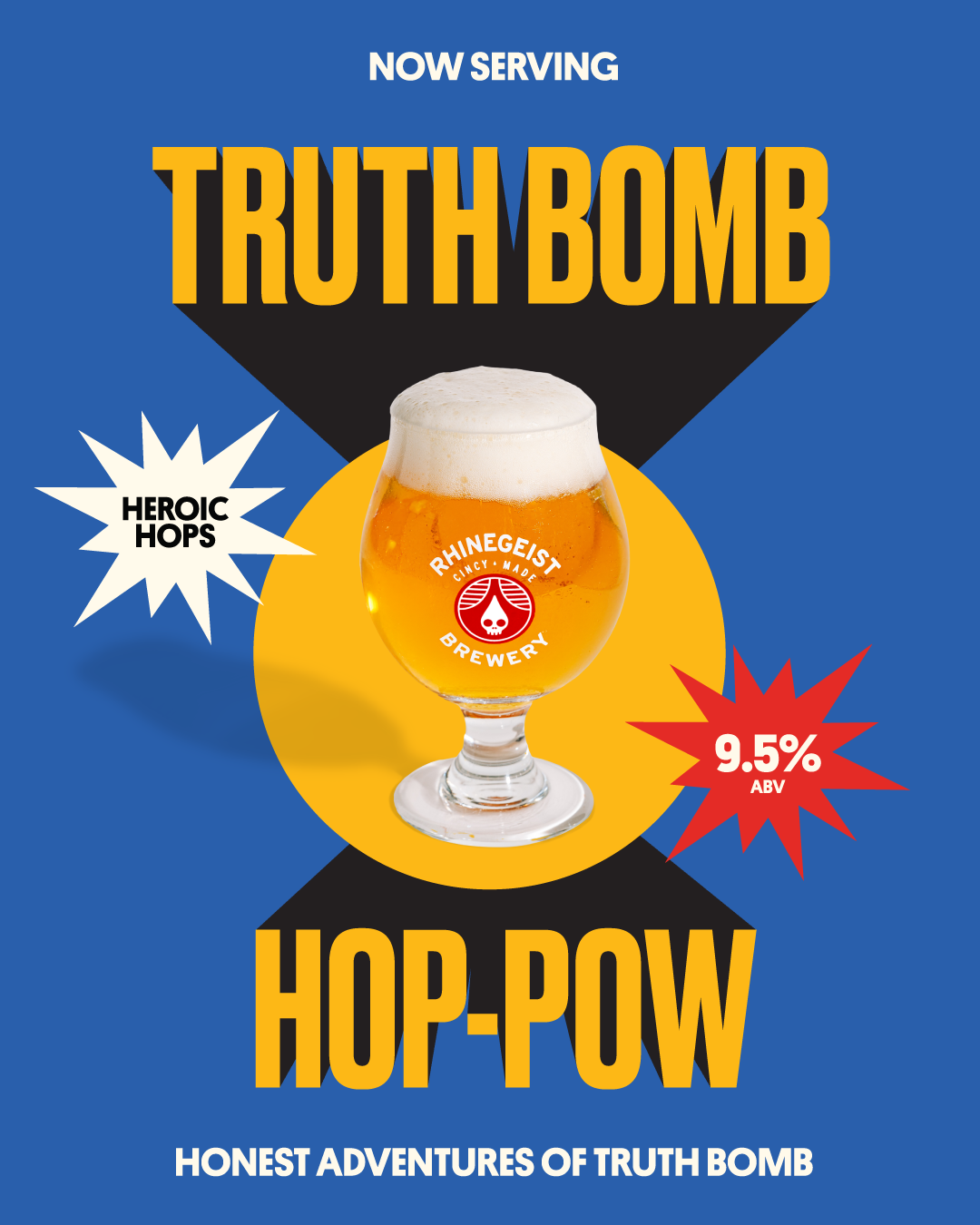 Truth Bomb (Imperial IPA) - Rhinegeist Brewery